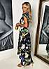 AX Paris Black Floral Print Flutter Sleeve Belted Wrap Midi Dress | Grattan