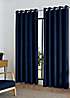 Alan Symonds Temple Velvet Pair of Eyelet Curtains | Grattan