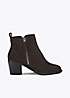 Carvela Secil Dark Grey Suede Ankle Boot | Grattan
