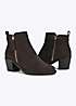 Carvela Secil Dark Grey Suede Ankle Boot | Grattan
