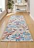Catherine Lansfield Amaya Tropical Birds Washable Runner | Grattan