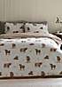 Catherine Lansfield Angus Highland Cow Reversible Duvet Cover Set | Grattan