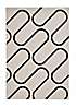Catherine Lansfield Linear Curve Modern Geometric Rug | Grattan