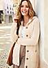 Cotton Traders Longline Hooded Cardigan | Grattan