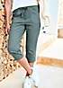 Cotton Traders Wrinkle Free Pull-On Crop Trousers | Grattan