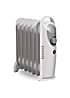 Daewoo 800W Mini Oil Filled Radiator - White | Grattan