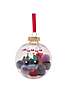 Disney Stitch Set of 7 Baubles with Pom Poms | Grattan