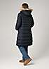 French Connection Midi Padded Parka Jacket With Faux Fur Hood | Grattan