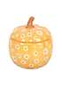 Groovy Floral Halloween Pumpkin Ceramic Oil Burner | Grattan