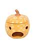 Groovy Floral Halloween Pumpkin Ceramic Oil Burner | Grattan