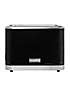 Haden Sensor 2 Slice Toaster - Black | Grattan