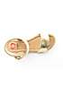 Heavenly Feet Sara Gold Sandals | Grattan