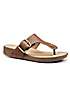 Hotter Resort Wide Rich Tan Casual Sandals | Grattan