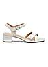 Hotter White Sand Riviera Formal Sandals | Grattan
