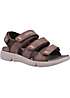 Hush Puppies Raul Brown Sandals | Grattan