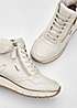 Jana Fur Cuff Hi-Top Trainers | Grattan