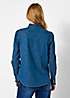 Joe Browns Popper Fastening Ruffle Collar Denim Blouse | Grattan