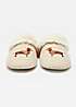 Joules Sausage Dog Felt Slippers | Grattan