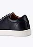 KG Kurt Geiger Fire Navy Leather Low Lace Up Sneaker | Grattan