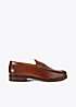 KG Kurt Geiger Francis Tan Leather Slip-On Loafer | Grattan