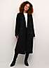 Kaffe Fanny Long Plain Coat | Grattan