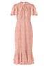 Kaleidoscope Blush Textured Midaxi Dress | Grattan
