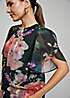 Kaleidoscope Floral Print Split Sleeve Blouse | Grattan