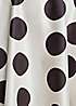 Kaleidoscope Mono Spot Print Bardot Dress | Grattan