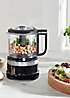 KitchenAid Mini 0.83L Food Processor 5KFC3516BOB - Onyx Black | Grattan