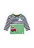 Lilly & Sid Kids Organic Cotton Navy Friends On Tractor Print Top ...