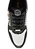 Lotus Moore Black & White Wedge Trainers | Grattan