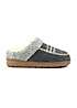 Lunar Emblaze Grey Slippers | Grattan