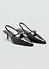 Mango Black Niza Shoes | Grattan