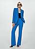 Mango Iguana Blue Tailored Blazer | Grattan