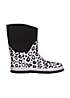 Mountain Warehouse Kids Puddle Leopard Print Mucker Boots | Grattan