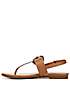 Naturalizer Taylor Wide Fit Toe Post Sandals | Grattan