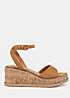 Novo Bali Mid Wedge Two Part Sandals | Grattan