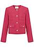 Phase Eight Ripley Pink Boucle Jacket | Grattan