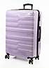 Pierre Cardin Provence Purple Lightweight Hardshell Suitcase | Grattan