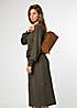 Pure Luxuries London Cleo’ Rich Tan Leather Evening Handbag | Grattan