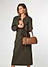 Pure Luxuries London Cleo’ Rich Tan Leather Evening Handbag | Grattan