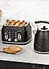 Rangemaster RMCL4S201BK Classic 4 Slice Toaster - Matt Black | Grattan