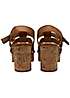 Ravel Tan Gold Platform Sandals | Grattan
