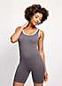 Rise Charcoal Grey Active Unitard with Contrast Binding | Grattan