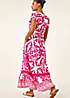 Roman Border Print Button Dress | Grattan