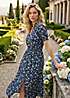 Roman Ditsy Print V-Neck Midi Dress | Grattan