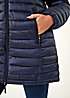 Roman Petite Metallic Finish Quilted Puffer Coat | Grattan