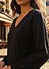 Roman Plain Stretch V-Neck Longline Jumper | Grattan