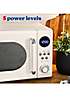 Russell Hobbs RHM2044C Cream 20L Retro Solo Digital Microwave | Grattan