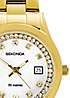 Sekonda Catherine Ladies Gold Bracelet & Mother of Pearl Dial Watch ...